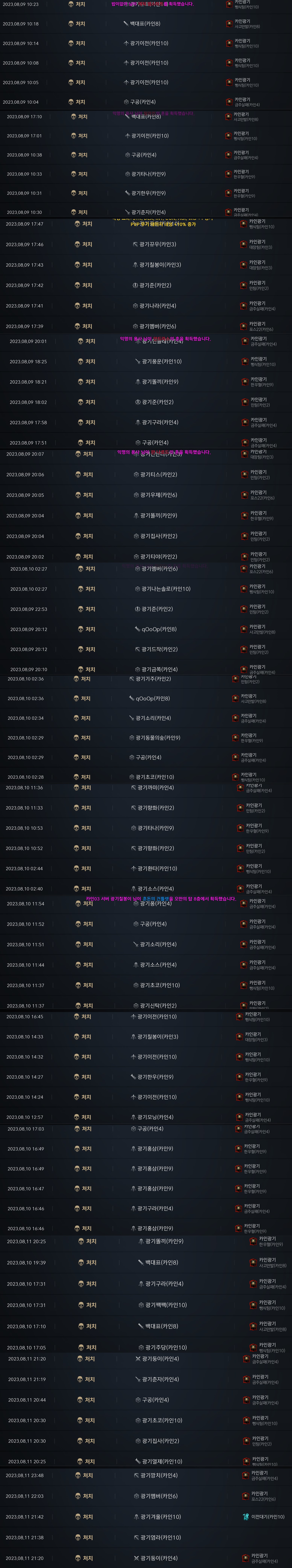 카인광기 근황 카인4섭 구공님의 요청으로 올림 : 리니지2M–NCSOFT