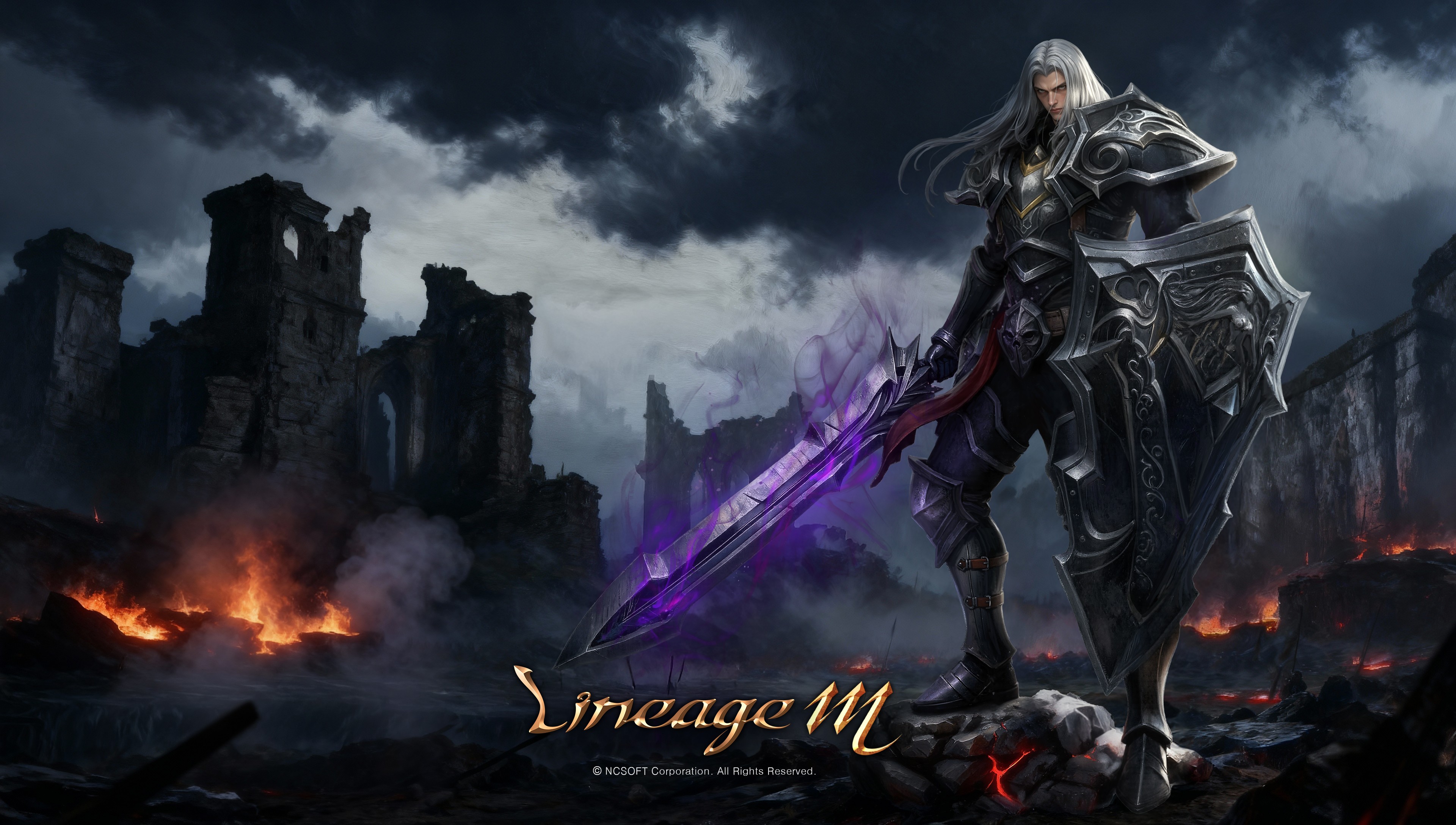 [Lineage M] Wallpaper_암흑기사(남) : 리니지M-NCSOFT