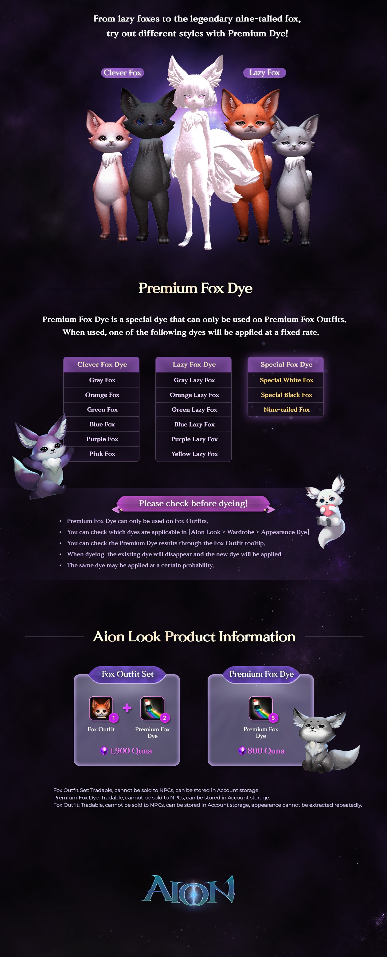 Legendary Fox Outfit : Aion