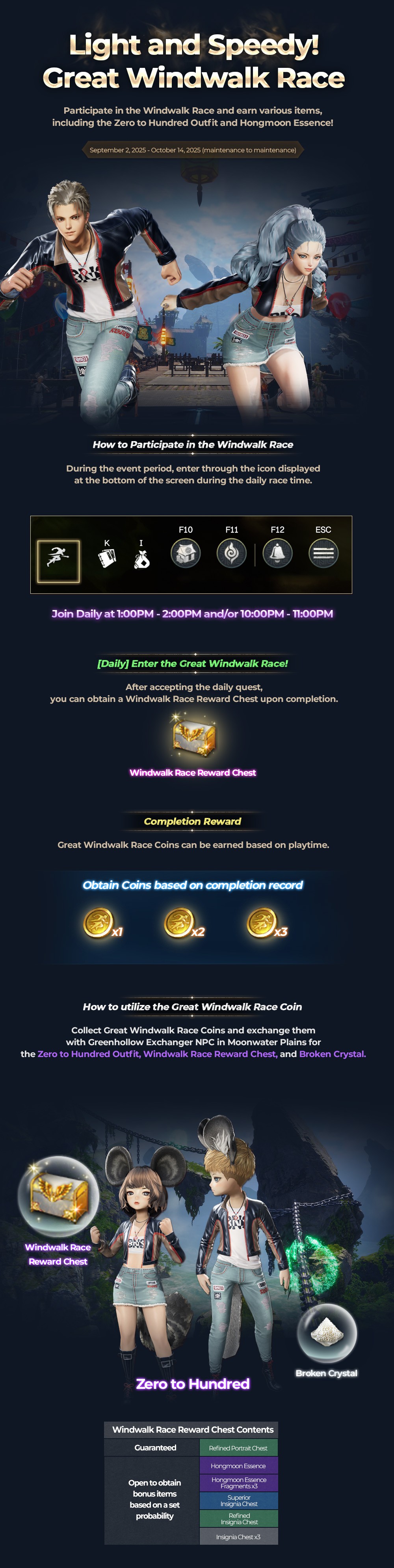 The Great Windwalk Race: Cloudrift Event : Blade & Soul NEO