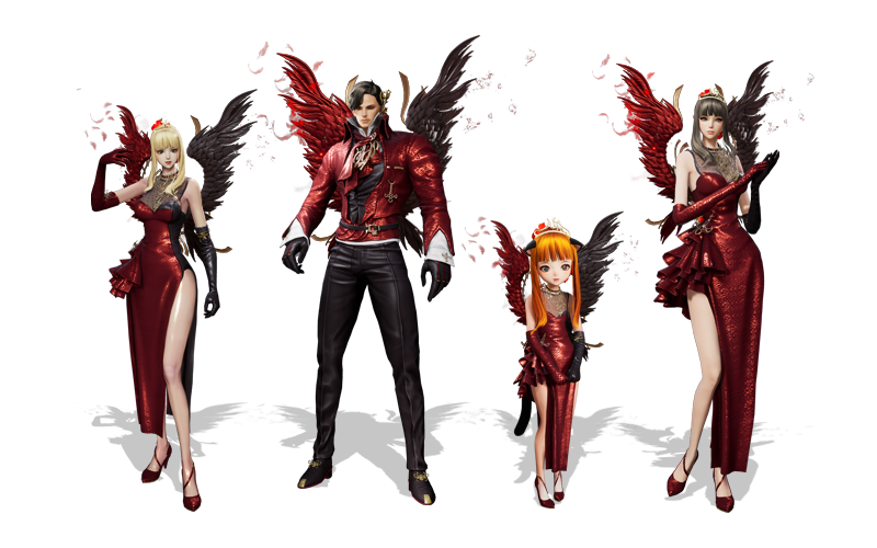 Scarlet Night Outfit : Blade & Soul NEO
