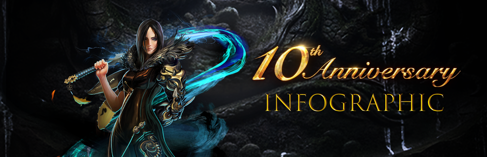 10th Year Anniversary Infographic : Blade & Soul NEO