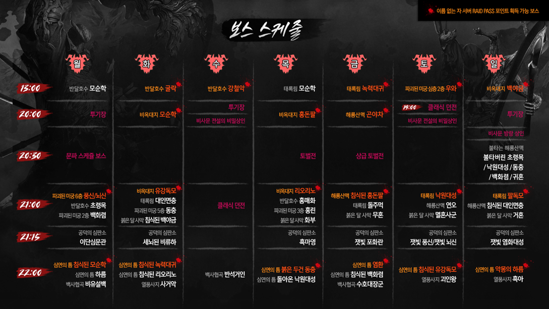 [이벤트] 전설 봉인 해제! RAID PASS (이름 없는 자) : 블레이드 & 소울 2–NCSOFT