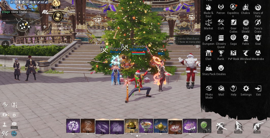 [寄給積雲的卡片] 聖誕節有好多好好玩 : 劍靈2-NCSOFT