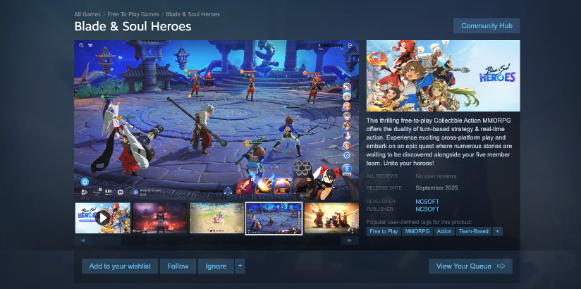 Blade & Soul Heroes Launches Globally September 24th : Blade & Soul Heroes