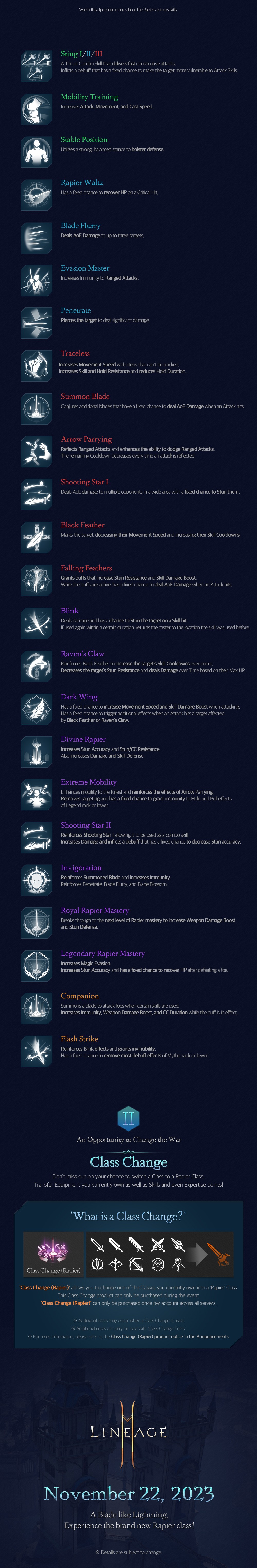 New Class: Rapier : Lineage2M | Play Free on Mobile and PC