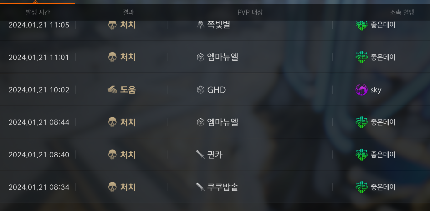 좋은데이 친막피혈 킬로그 : 리니지2M–NCSOFT