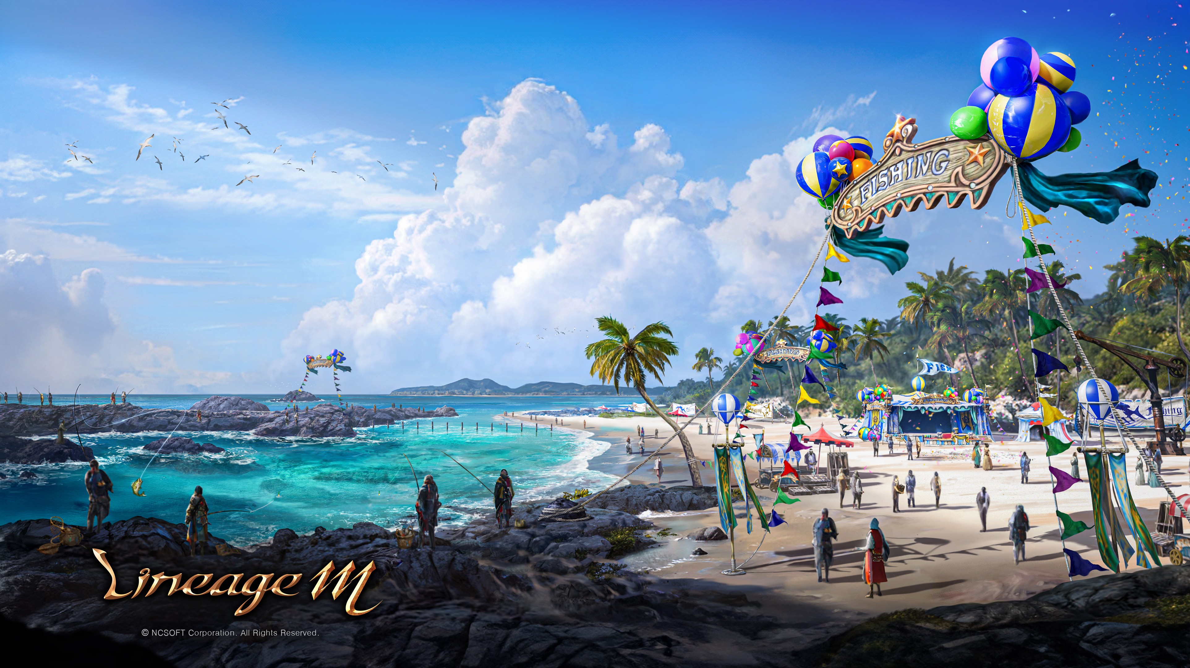 [Lineage M] Wallpaper_월드 낚시터 : 리니지M-NCSOFT