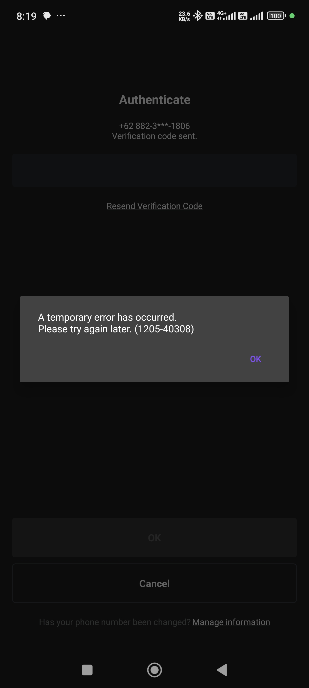 Cant get verification code and got error : THRONE AND LIBERTY-NCSOFT